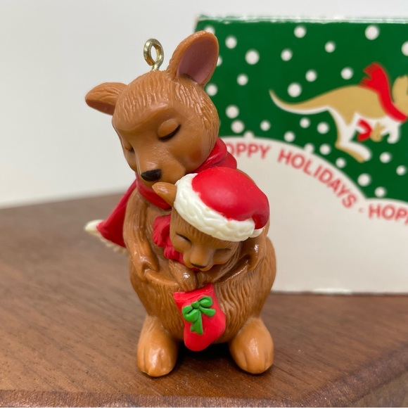 Vintage | Accents | Vintage 8s Kangaroo And Joey Hanging Ornaments ...